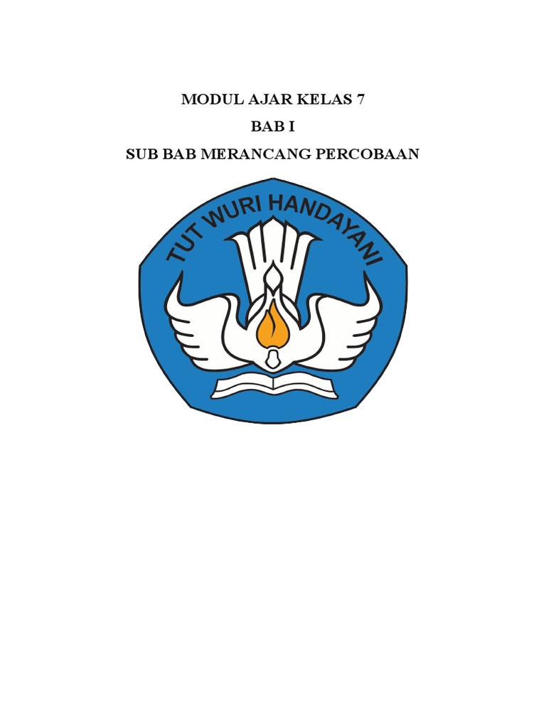 Modul Ajar Kelas 7 - Merancang Percobaan | PDF