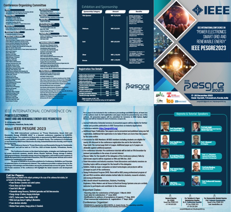 IEEE Brochure | PDF | Distributed Generation | Institute Of Electrical And Electronics Engineers