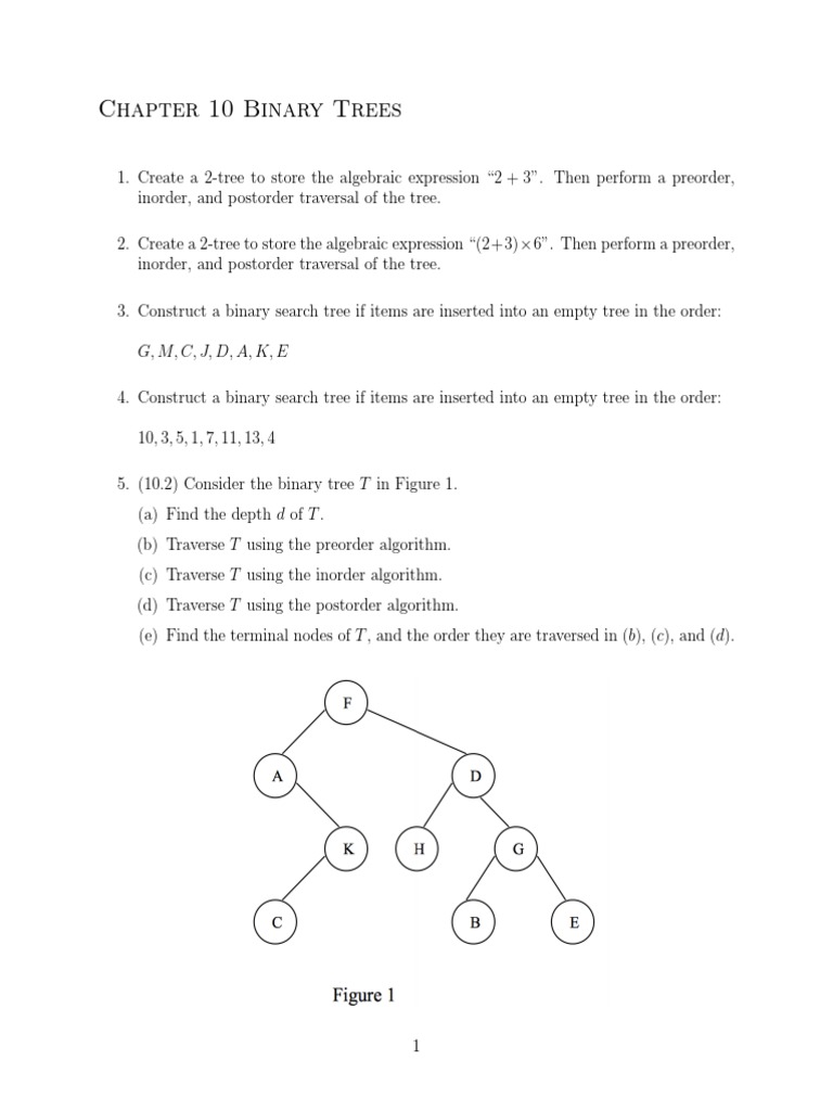 Ch10 Pp Binarytrees Pdf Computer Programming Algorithms