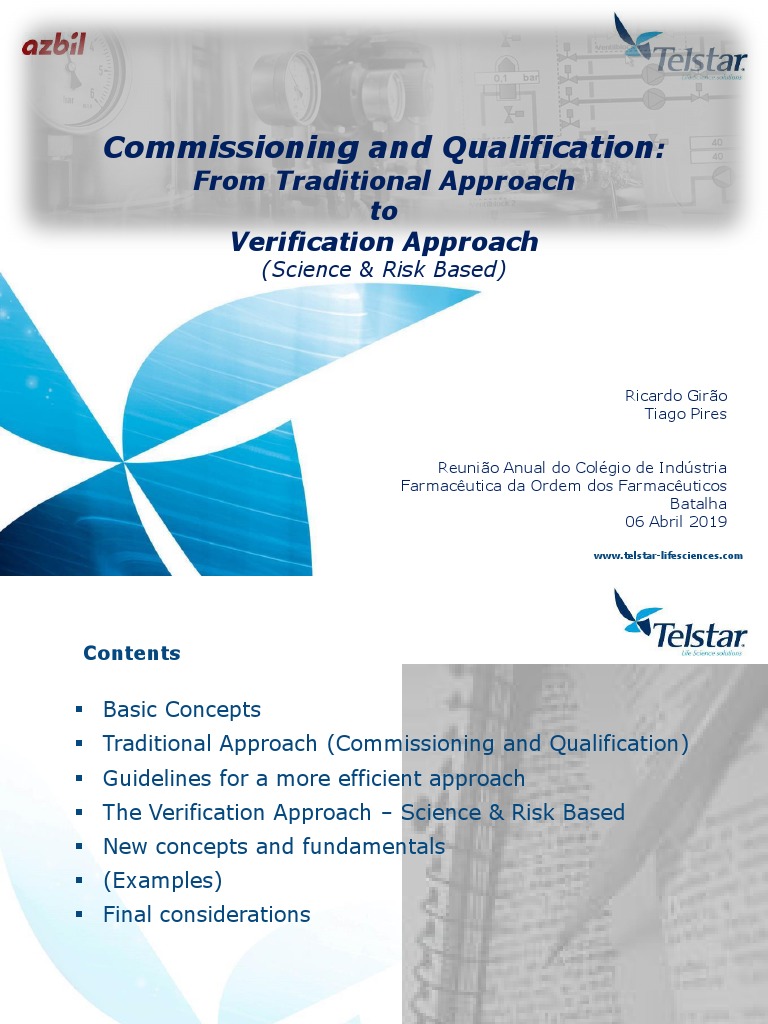 Commissioning and Qualification From Traditional | PDF | Verification And Validation | Evaluation