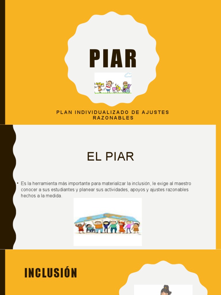 Características de Un PIAR | PDF | Trastorno mental | Invalidez