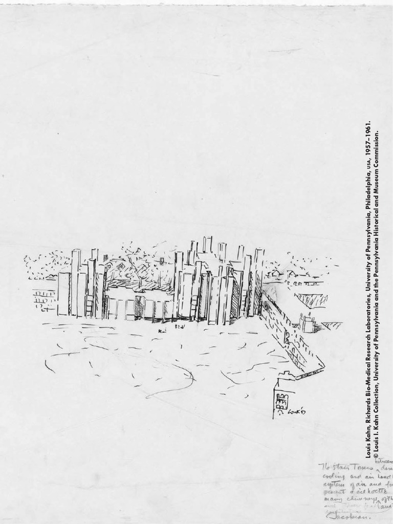 Louis Kahn's Richards Laboratories Analysis | PDF | Materials ...