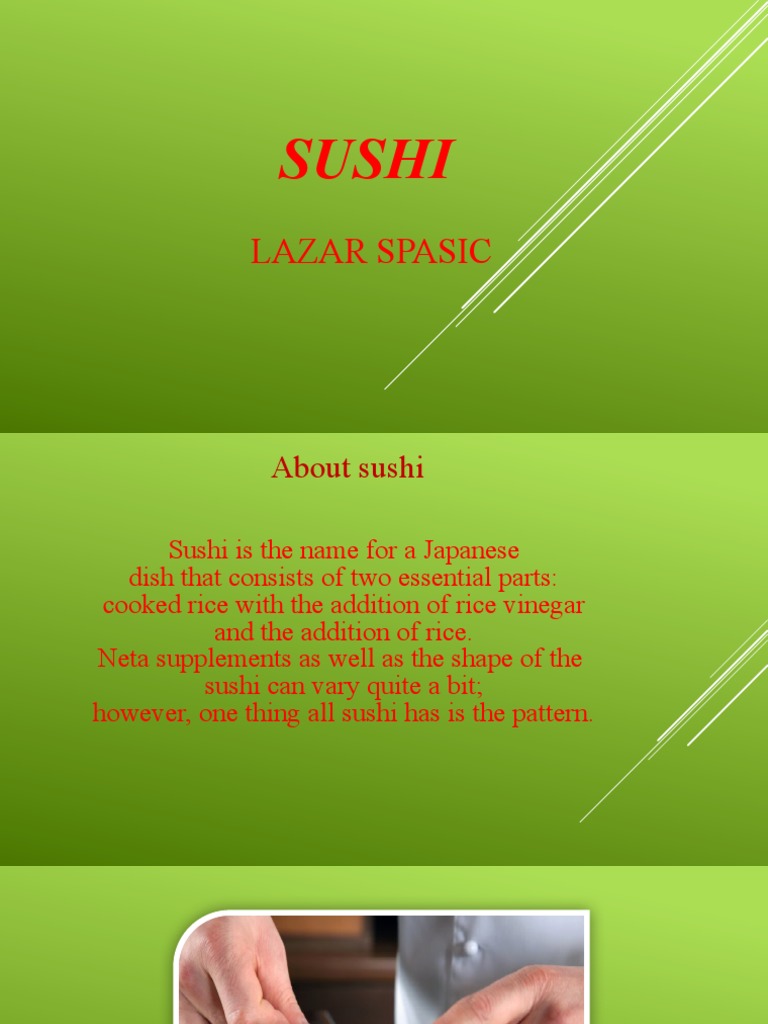 Sushi | PDF