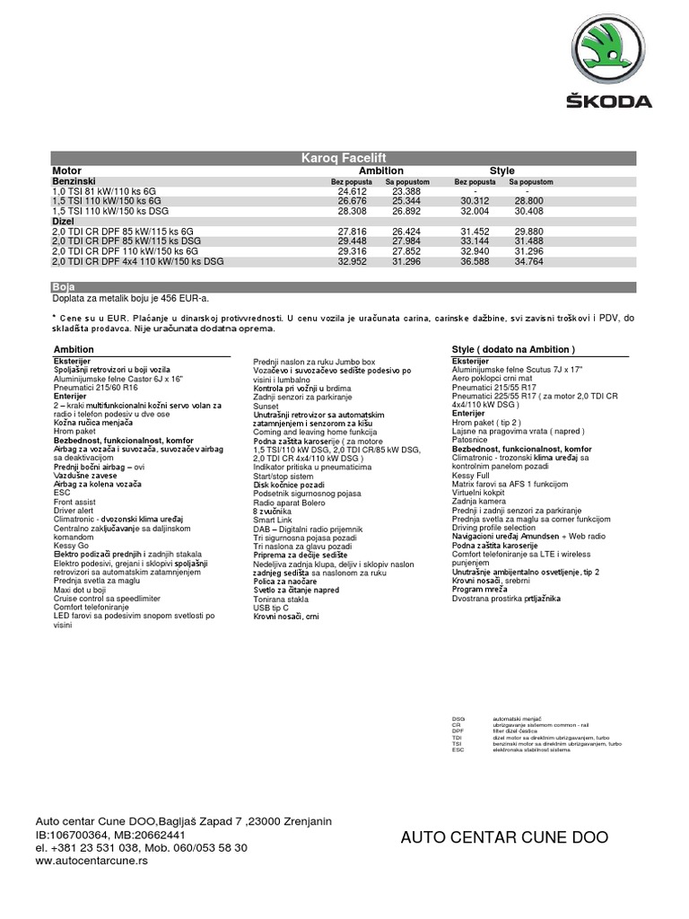 Karoq FL 10 2022 | PDF Karoq FL 10 2022 | PDF