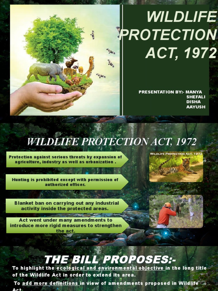 Wildlife Protection Act | PDF