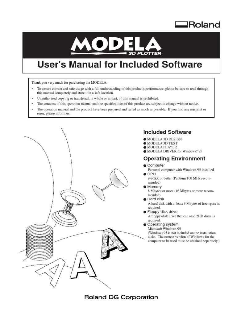 MDX-3 Software UM | PDF | Computer File | 3 D Computer Graphics