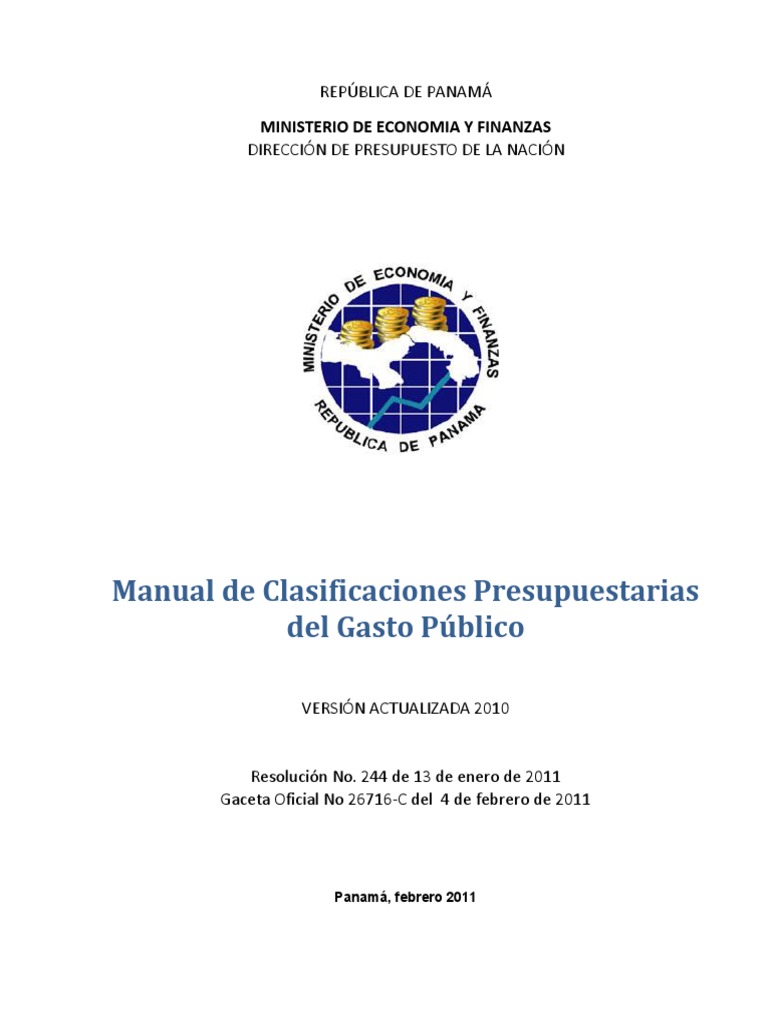 Manual de Objeto de Gastos Version 2010 | PDF | Presupuesto | Contabilidad