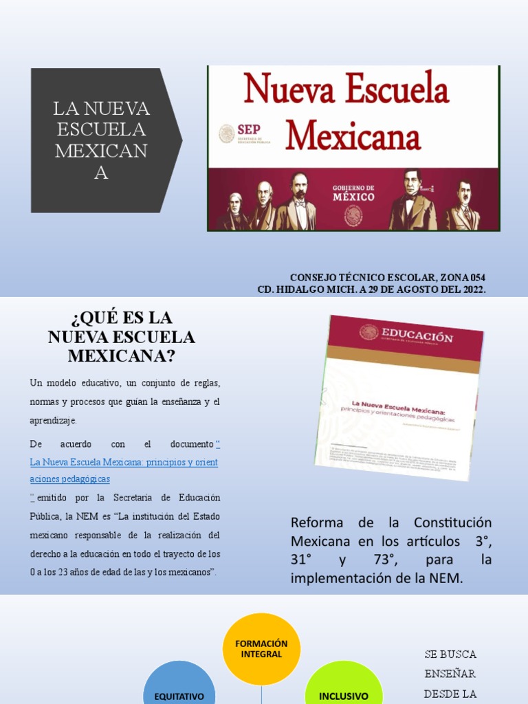 La Nueva Escuela Mexicana | PDF | México