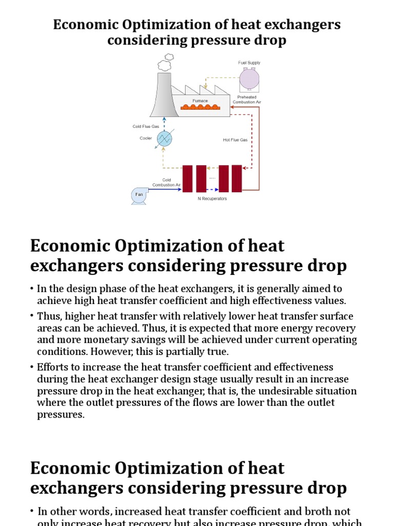Economic Optimization of Heat Exchangers Considering Pressure | PDF ...