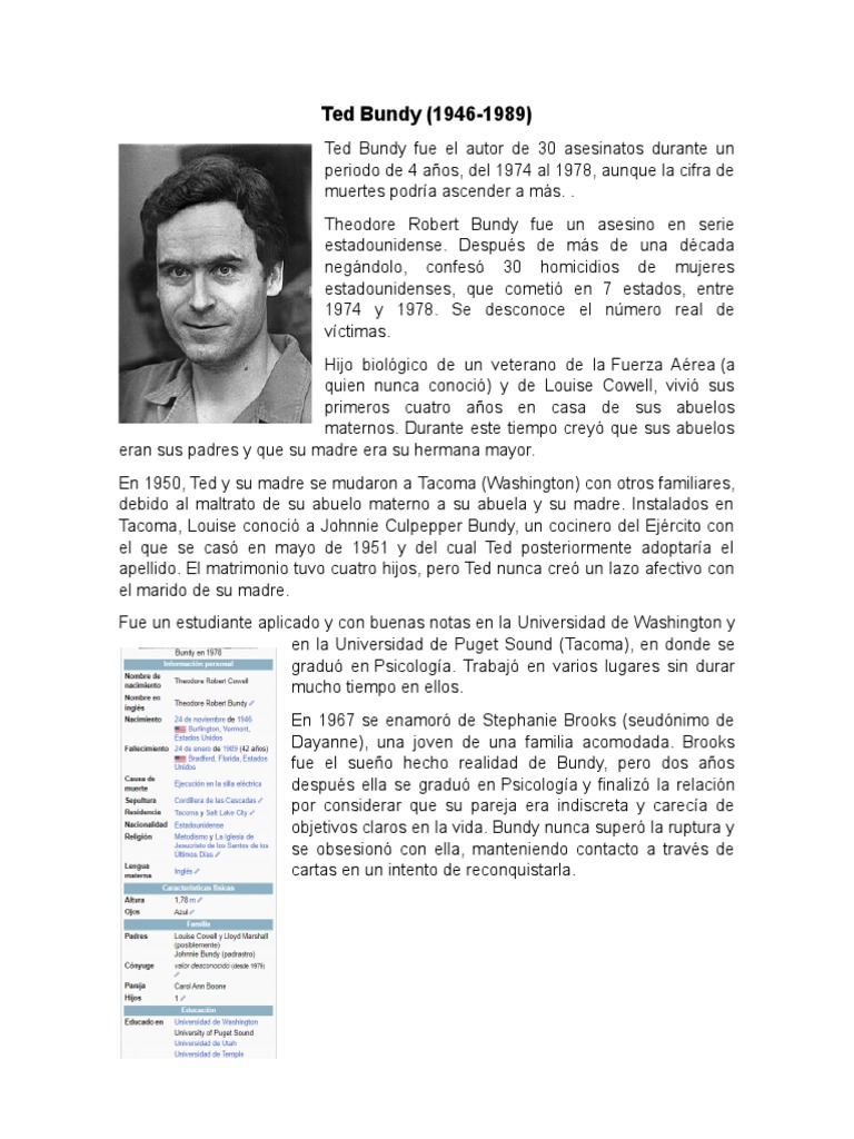 Asesinos Seriales | PDF | Charles Manson | Crímenes