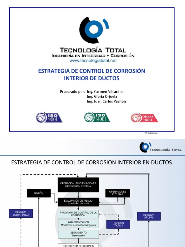 TT-PP-017 Estrategia Corrosion Interior | PDF