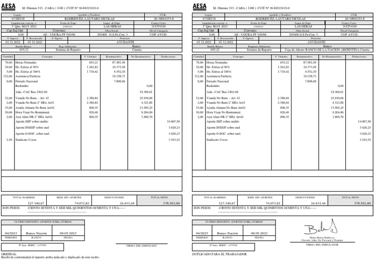 Rodriguez 202305 | PDF | Finanzas personales | Jubilación