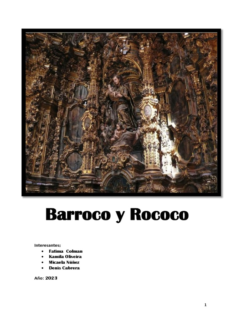 Historia de La Arquitectura (Barroca y Rococo) | PDF | Barroco