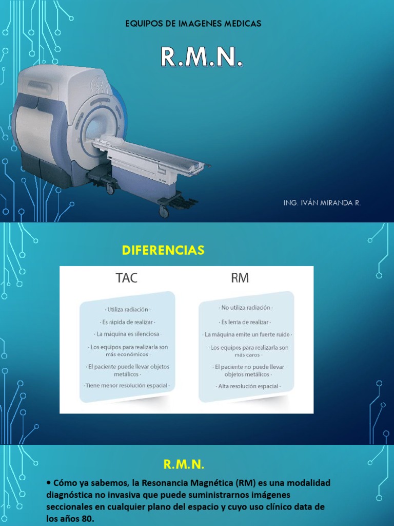 RM 1 | PDF | Resonancia magnética nuclear | Imagen de resonancia magnética