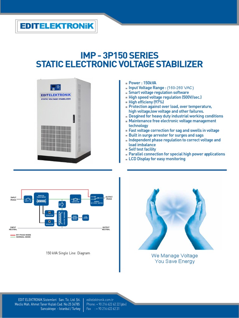 Imp-3p150 Eng | PDF | Electrical Grid | Power Supply