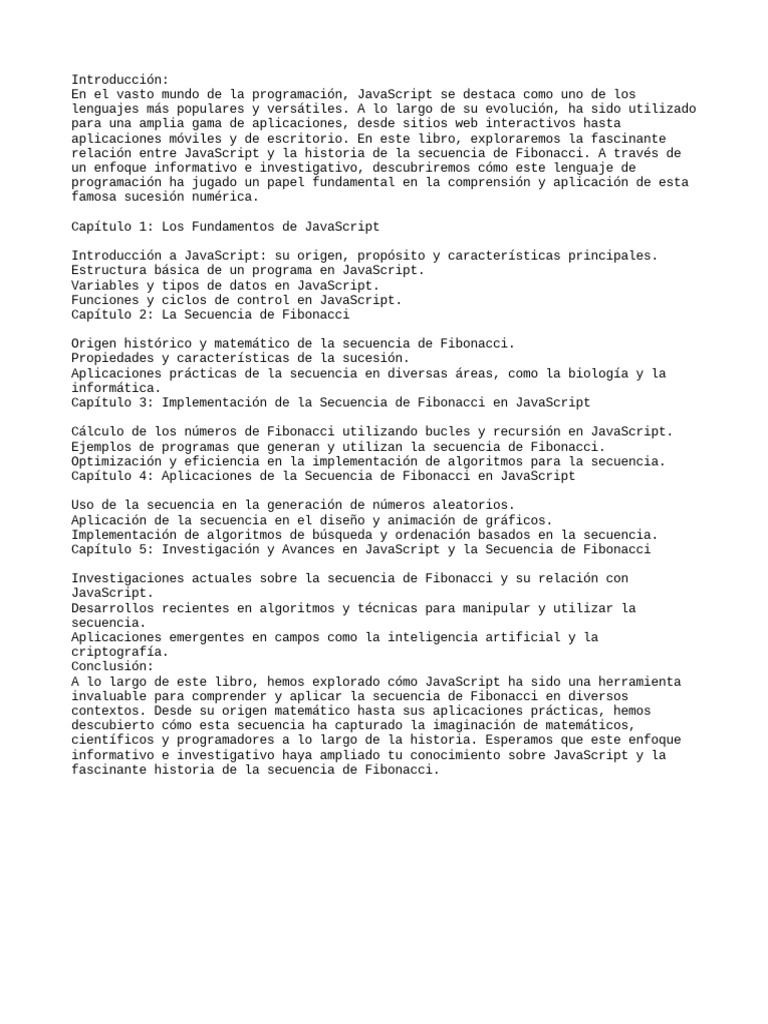 Javascript On Fibonacci | PDF | Script Java | Secuencia