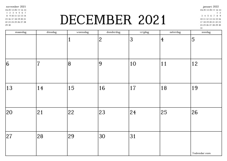 Kalender December | PDF