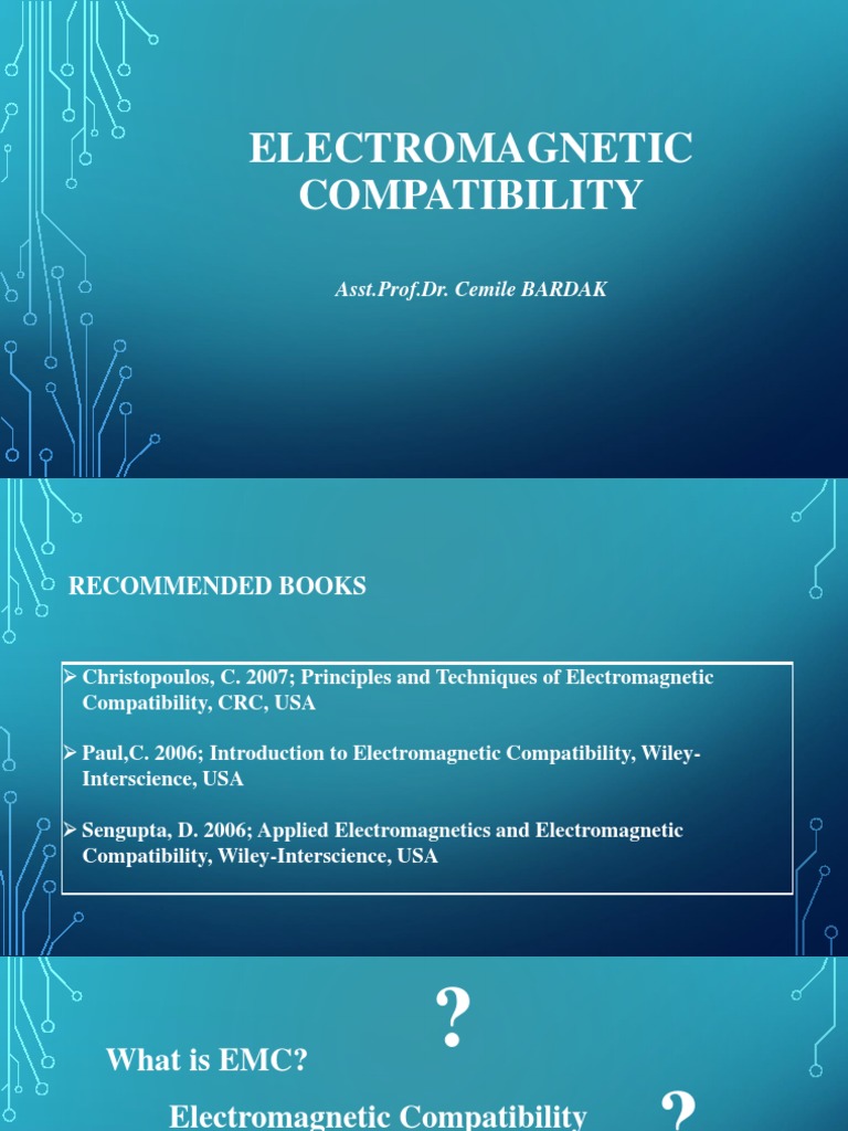 Emc 1 | Download Free PDF | Electromagnetic Compatibility | Electromagnetic Interference