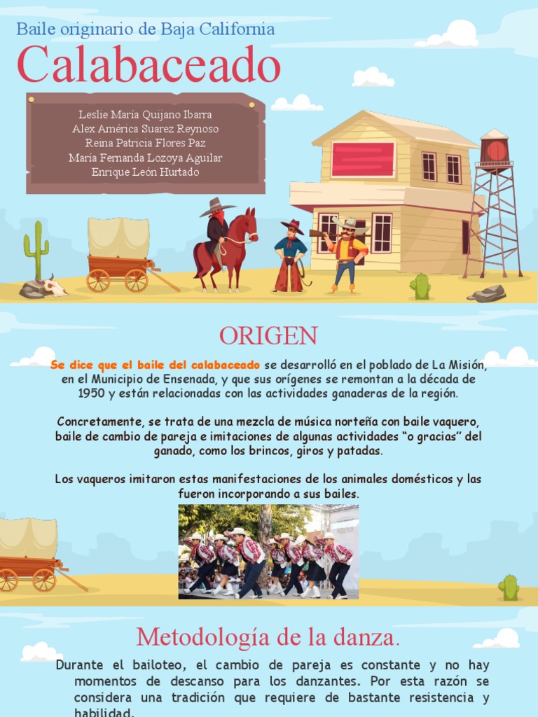 Calabaceado Baja Californiano | PDF | Bailes