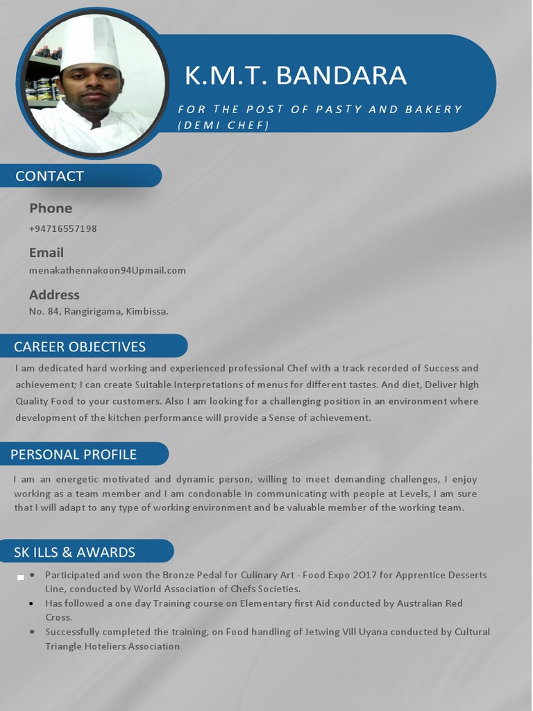 Email Address: Career Objectives | PDF | Cooking | Food And Drink