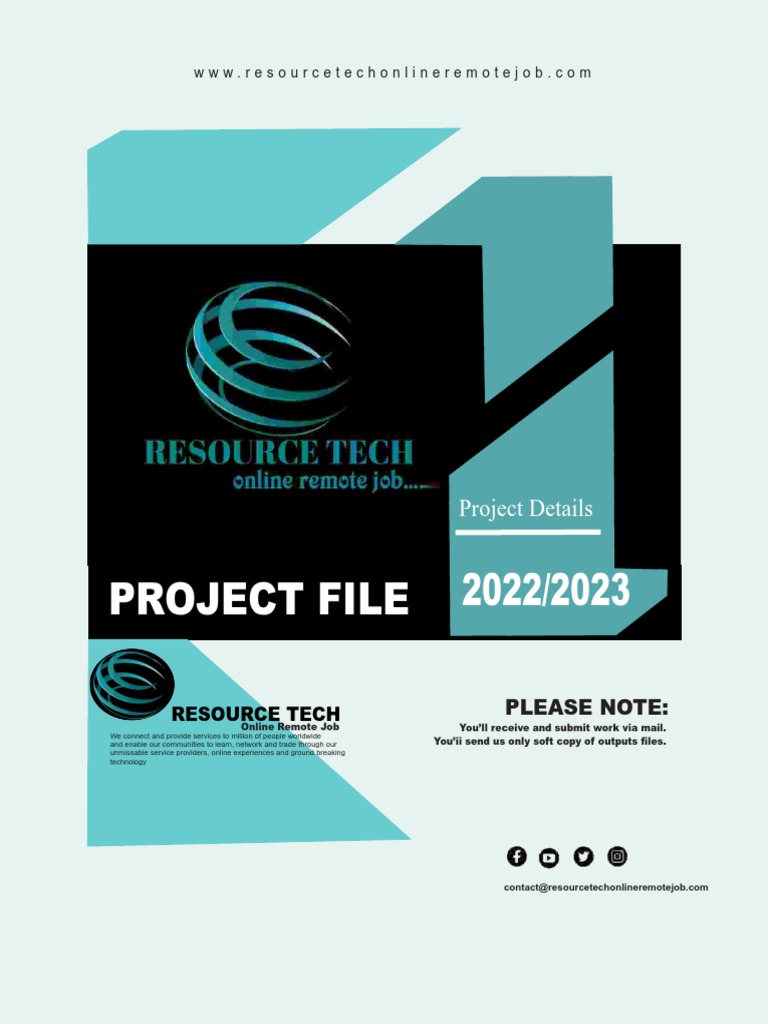 PROJECT 1 (75 Pages Original) | PDF