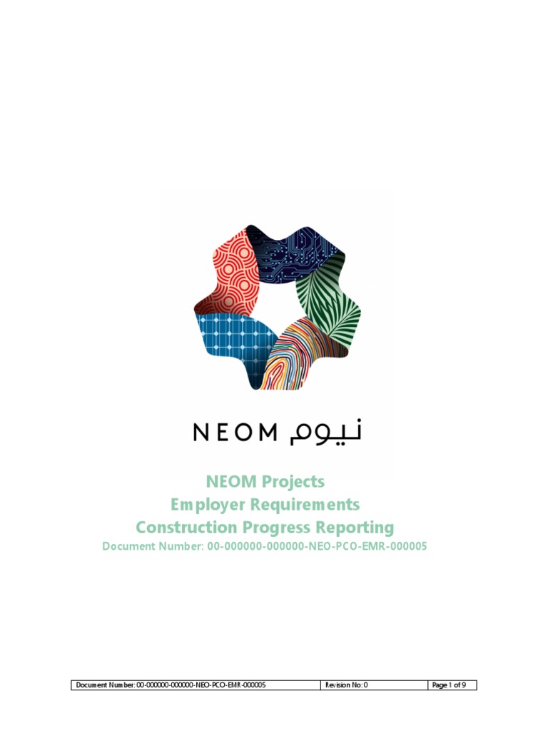 NEOM Construction Progress Reports | PDF | Employment | Loader (Equipment)