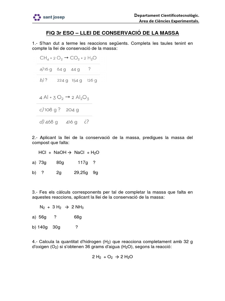 Activitat Llei de Conservació de La Massa | PDF