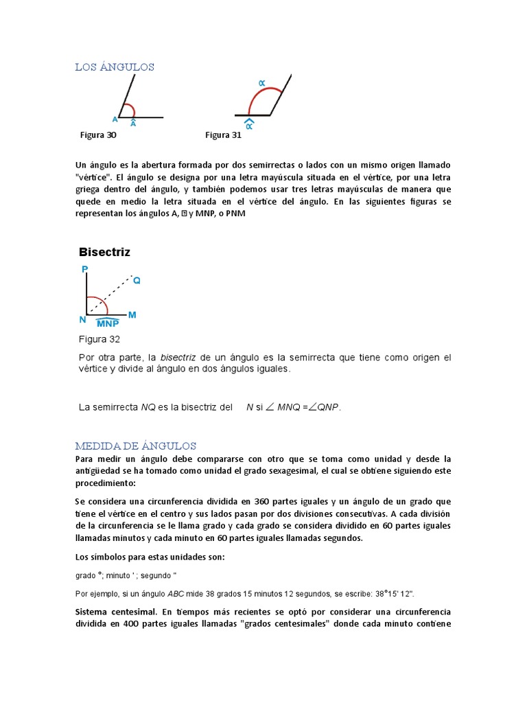 03 Los Ángulos | PDF | Ángulo | Pi