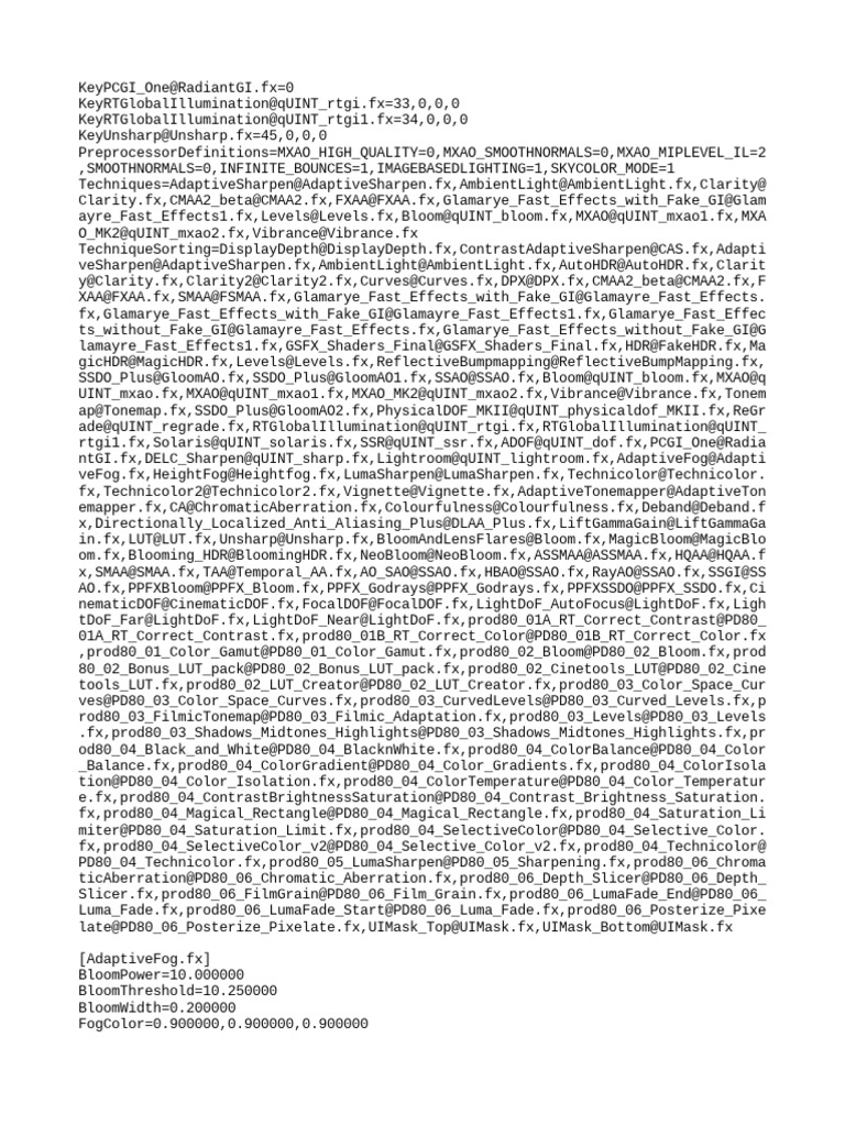 Advanced Shader Configuration Guide | PDF | Teaching Methods & Materials | Computers