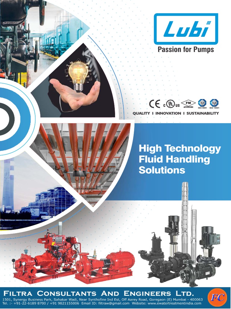 LubiPumps Brochureo - CataloguewFiltra | Download Free PDF | Pump | Water
