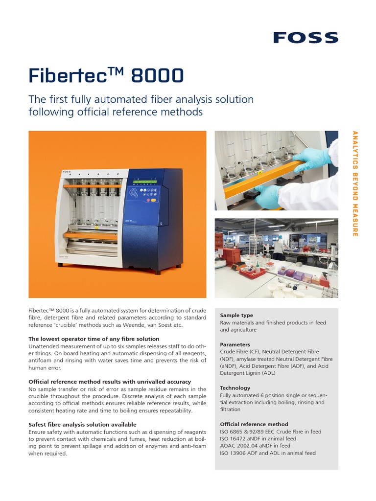 Fibertec 8000 Solution Brochure EN | PDF | Fibers | Water