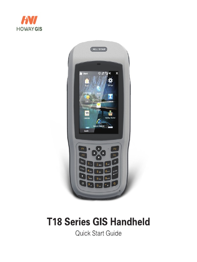 T18 Series GIS Handheld Quick Start Guide | PDF
