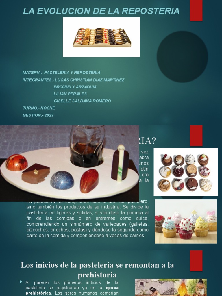 La Evolucion de La Reposteria | PDF