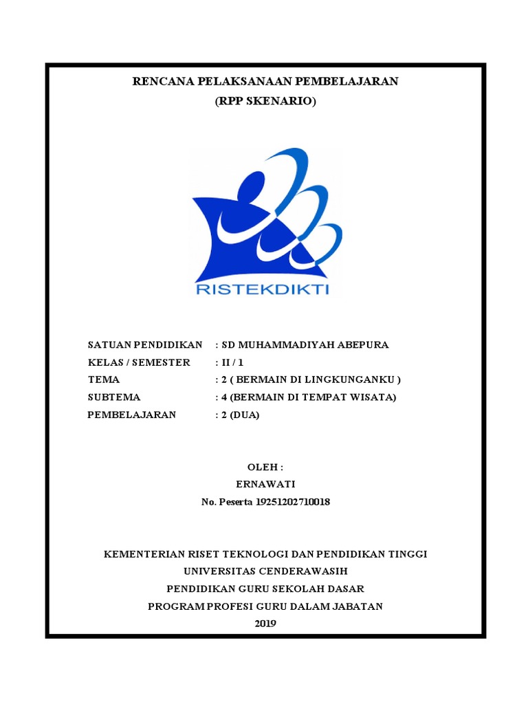 RPP 3 Erna Kelas 2 (Skenario) | PDF