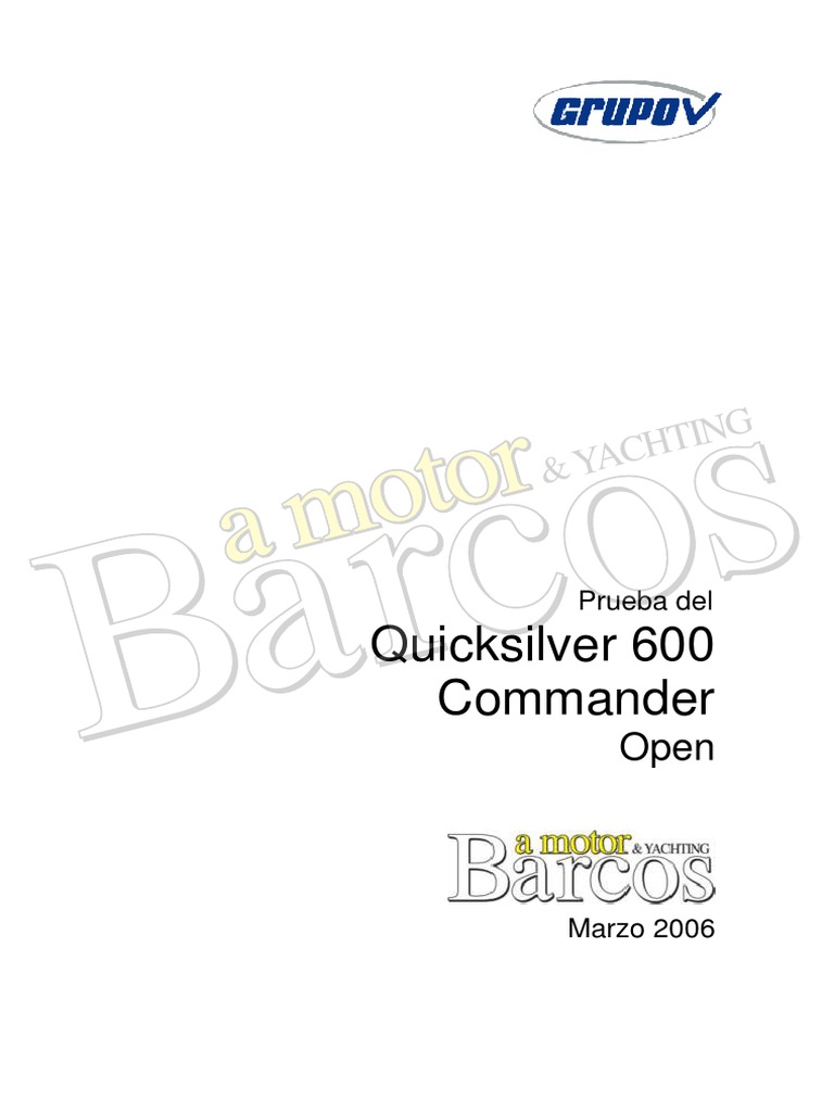 Quicksilver 600 Commander 2006 | PDF
