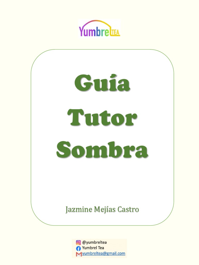 Guia Del Tutor | PDF | Sombra | Comunicación