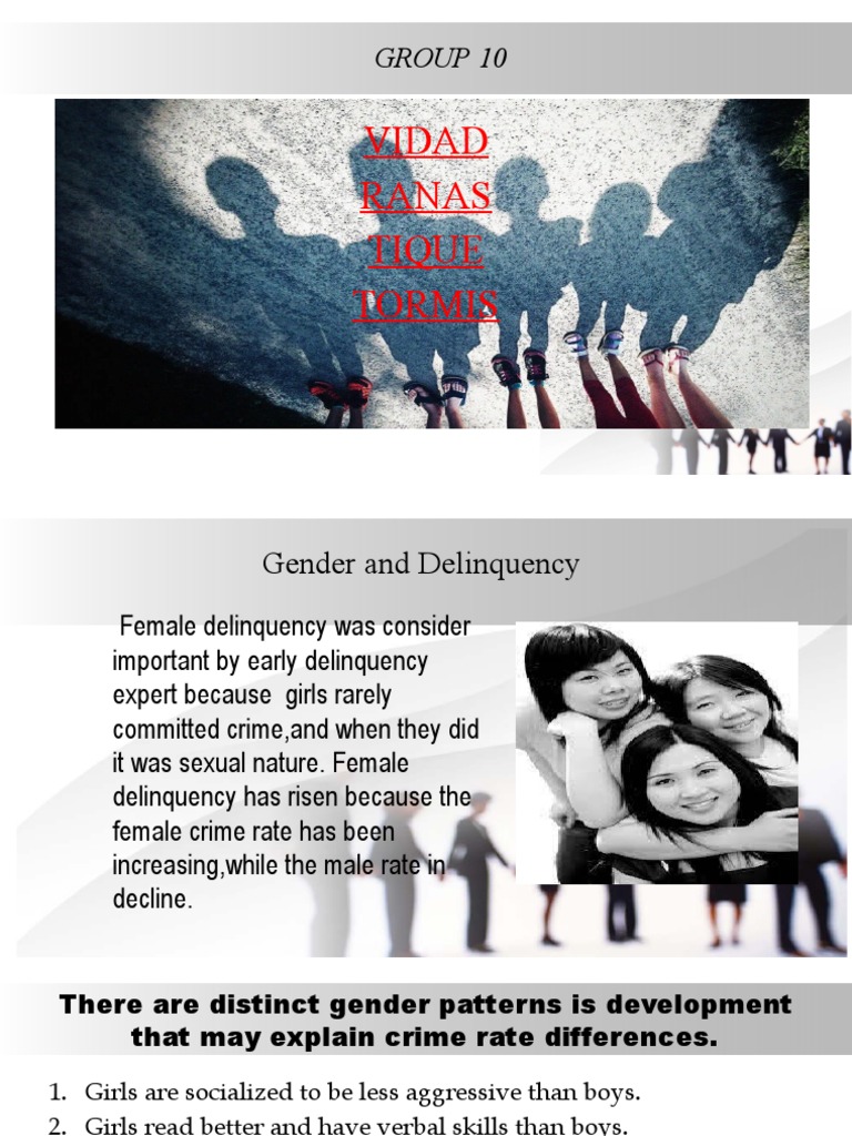 Gender And Delinquency Pdf Mental Disorder Juvenile Delinquency