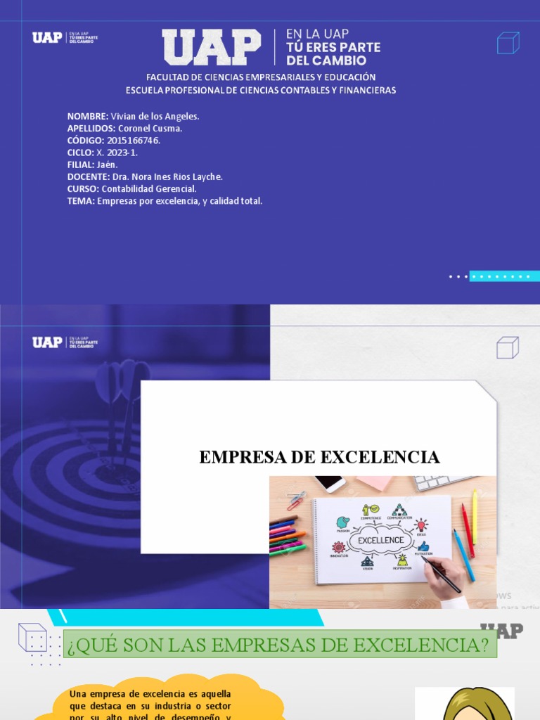 Empresa Por Excelencia y Calidad Total | PDF | Calidad (comercial ...