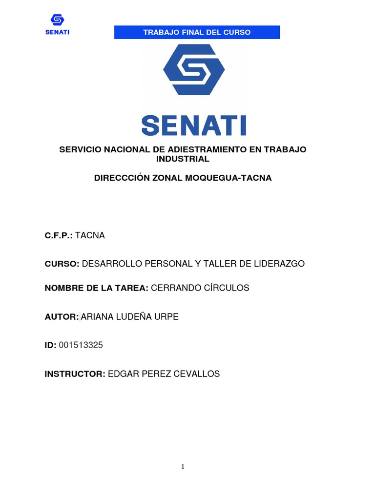 Cerrando Círculos: Crecimiento Personal | PDF