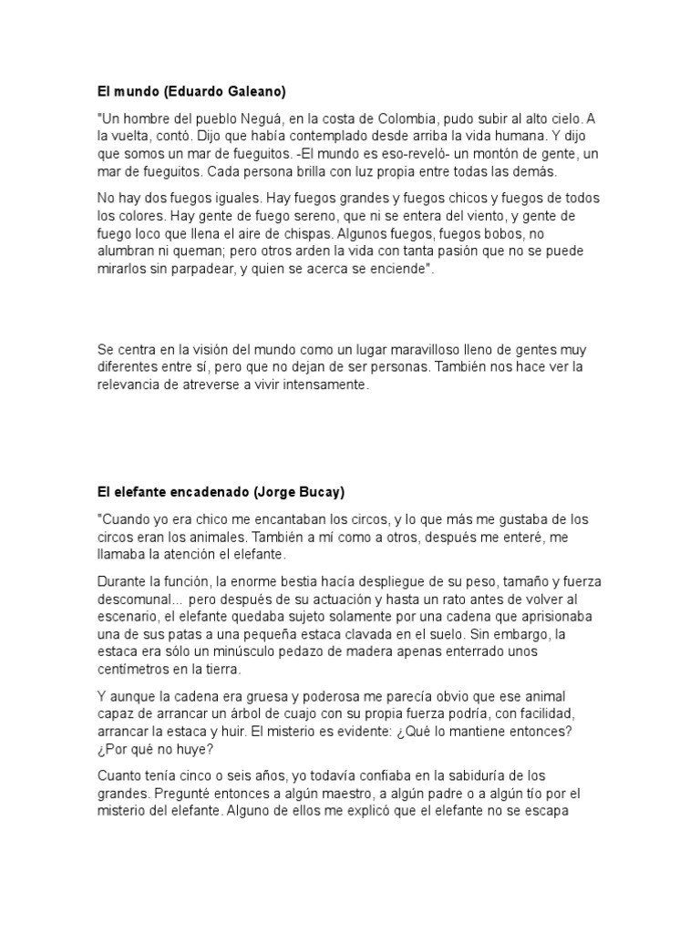 Cuentos Cortos para Adultos | PDF