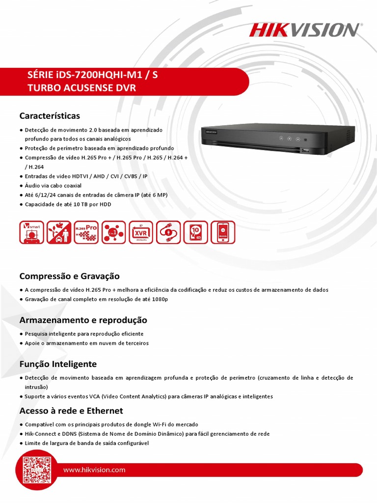 Datasheet of iDS 7200HQHI M1 - S - V4.26.120 - 20210224PTBR | PDF | USB ...