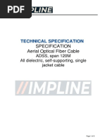 Indoor Riser (Mid-Span) Cable: Specifications | PDF | Green | Blue