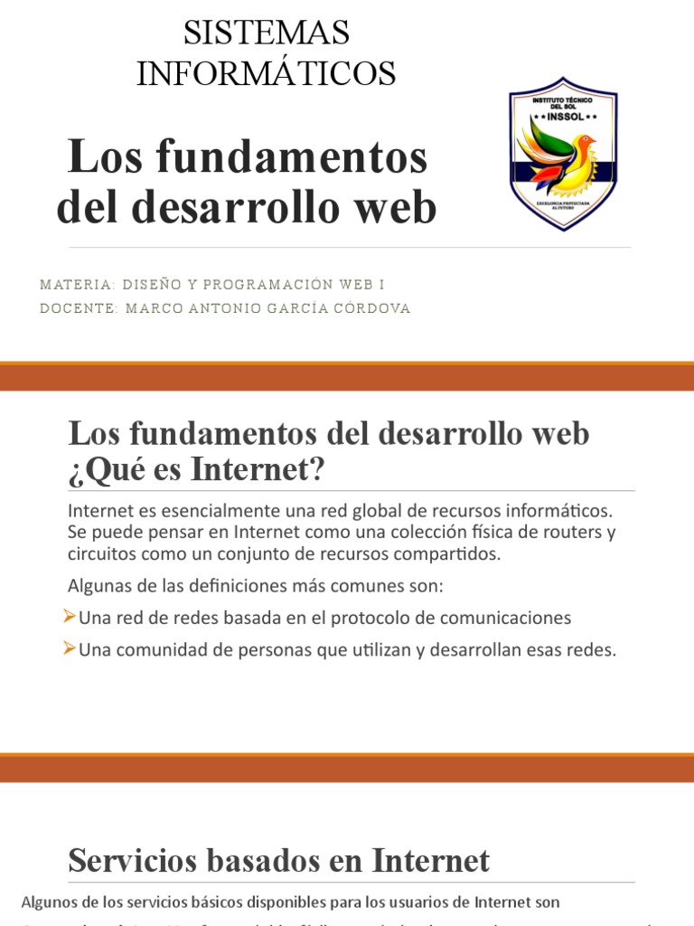 Los Fundamentos Del Desarrollo Web | PDF | Red mundial | Internet y web Los Fundamentos Del Desarrollo Web | PDF | Red mundial | Internet y web