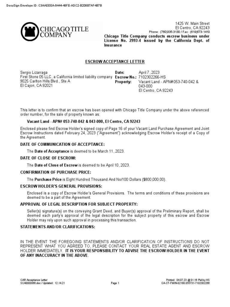 Please Complete Buyer Closing Package - Escro | PDF | Title Insurance ...