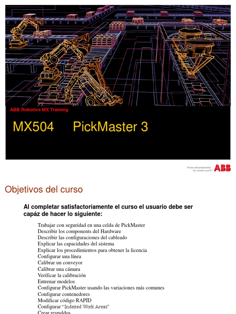 Manual Curso Pickmaster | PDF | Dirección IP | Robot