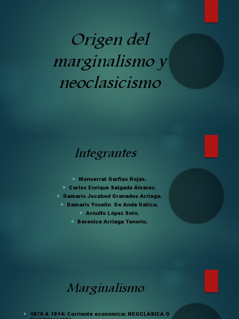 Marginalismo Exposicion | PDF | Ciencias económicas | Utilidad