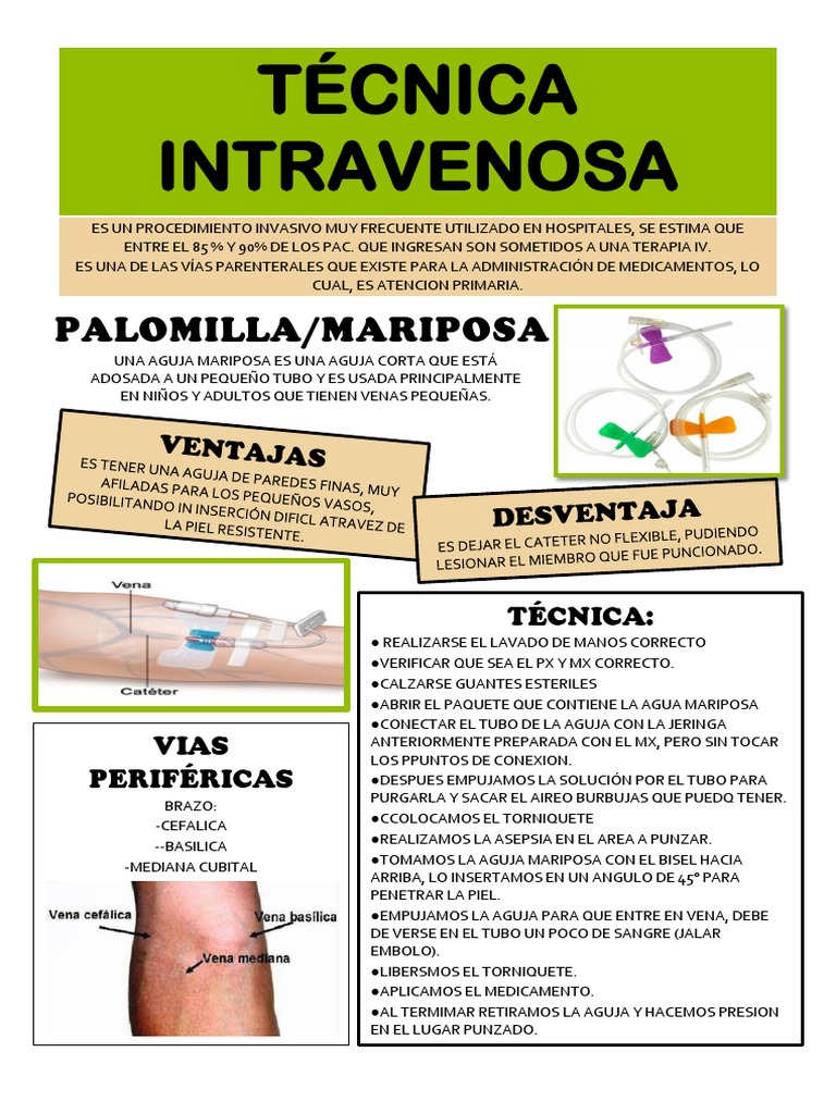 Técnica Intravenosa | PDF