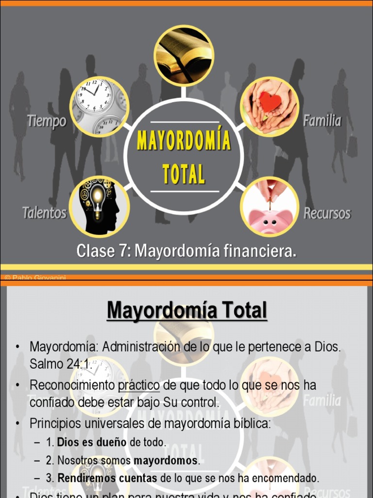 Mayordomia Clase 7 B | PDF