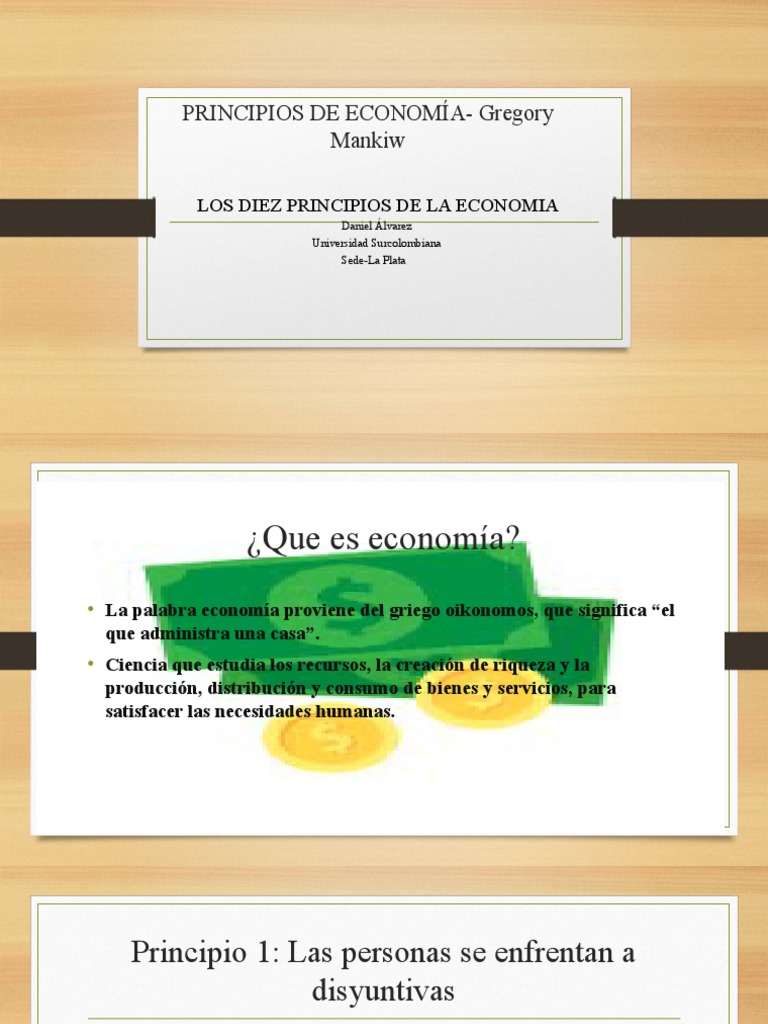 Principios de Economía - Gregory Mankiw | PDF