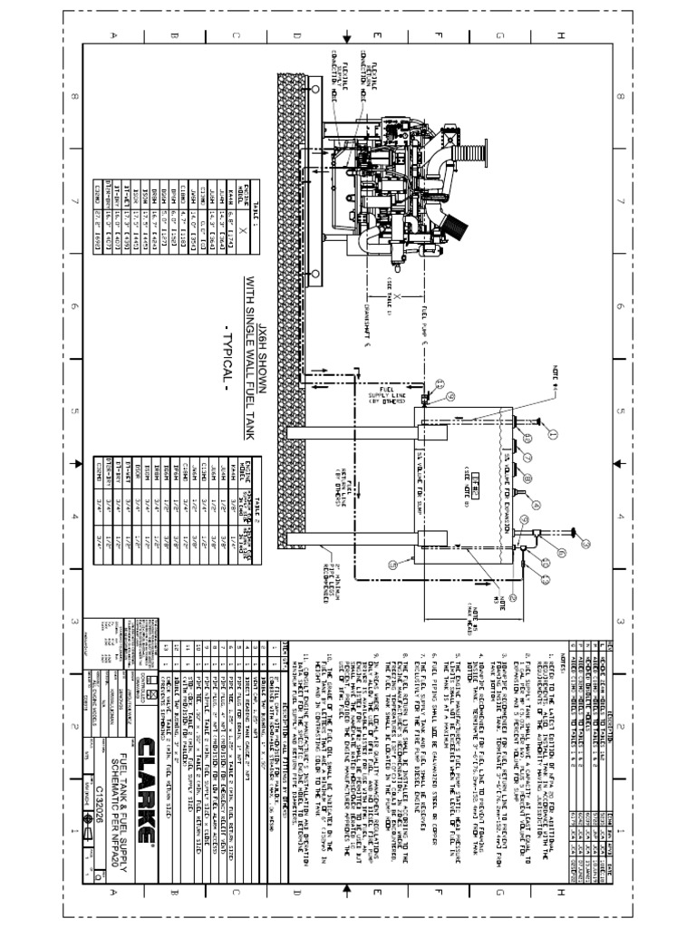 Fuel Line Plumbing Schematic c132026 | PDF